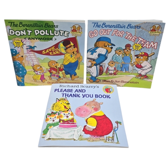 Other | New Berenstain Bears Books With Stickers And Richard Scarry ...